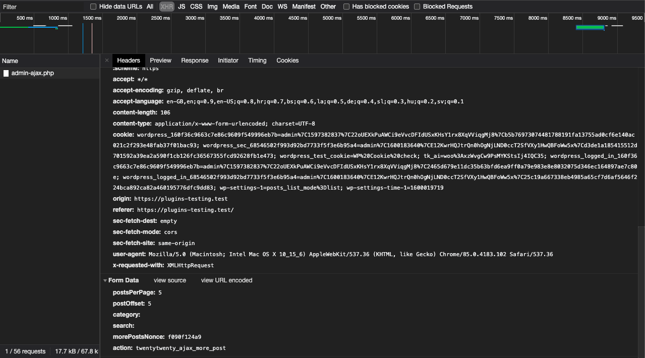 AJAX load posts on WordPress revamped - Made by Denis